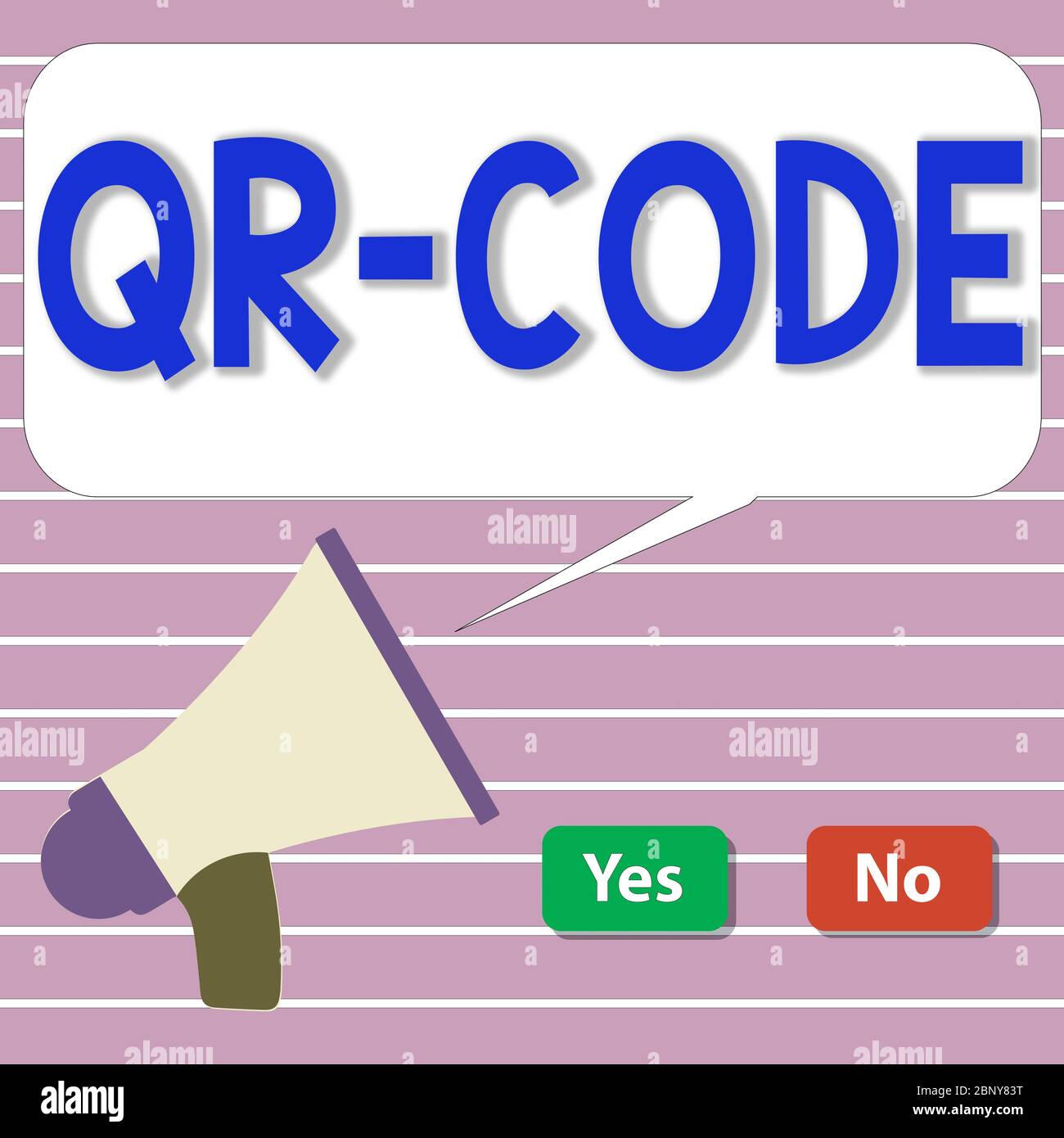 Handwriting text Qr Code. Conceptual photo the trademark for a type of ...