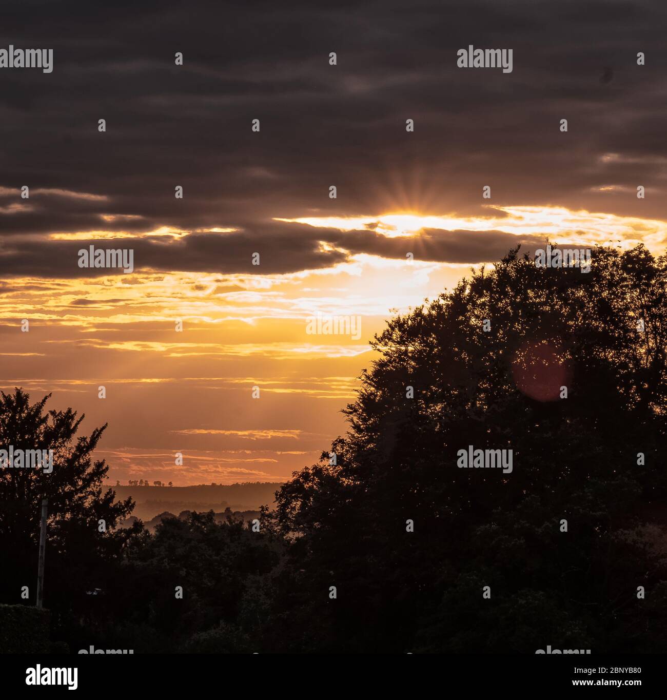 Surrey hills sunset hi-res stock photography and images - Alamy