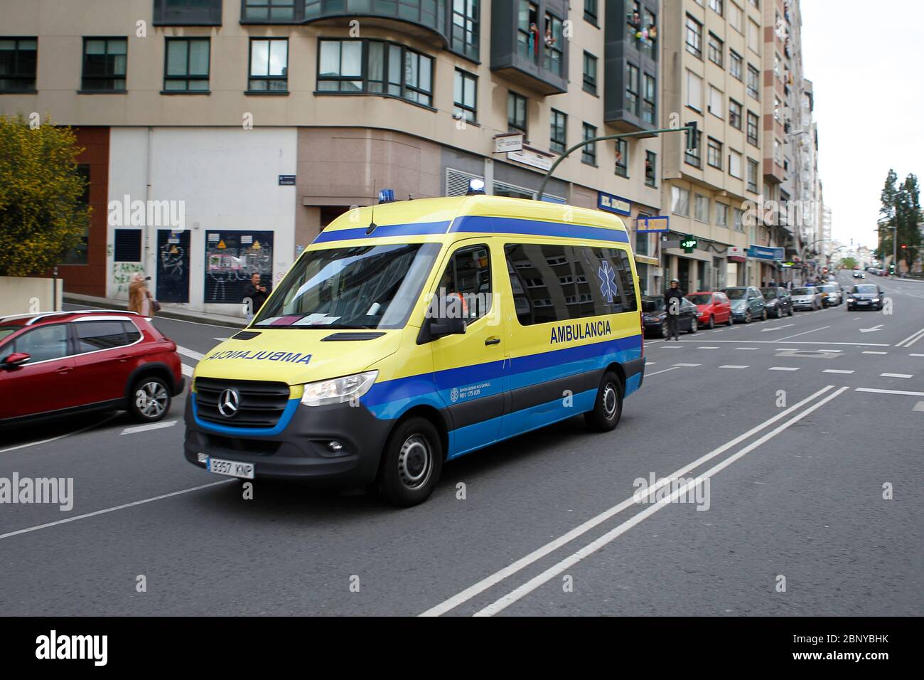 Spanish ambulance spain ambulances vehicle hi-res stock photography and ...