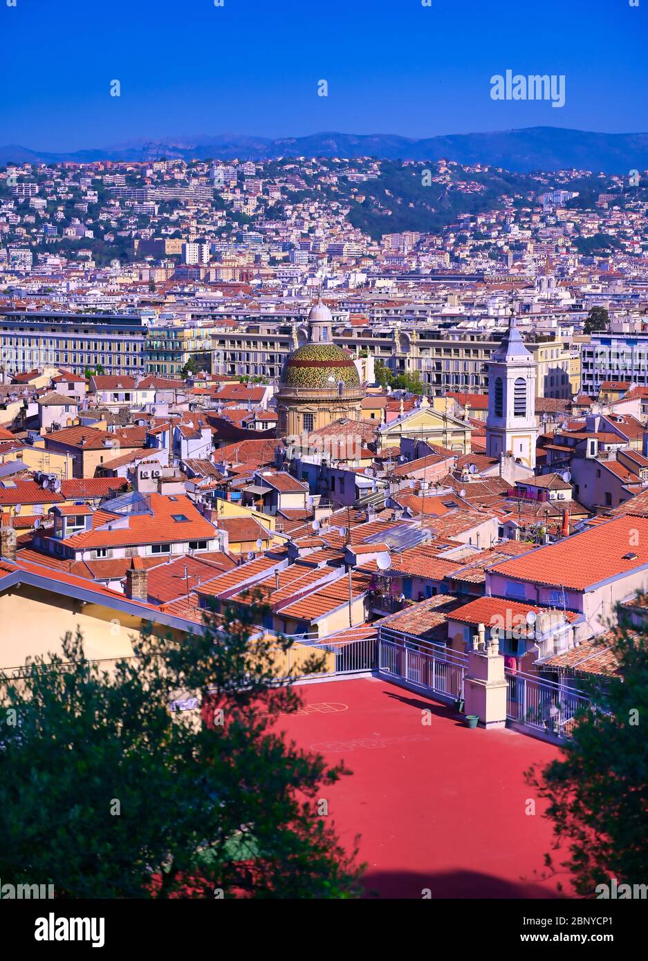 An aerial view of Nice, France along the French Riviera Stock Photo - Alamy