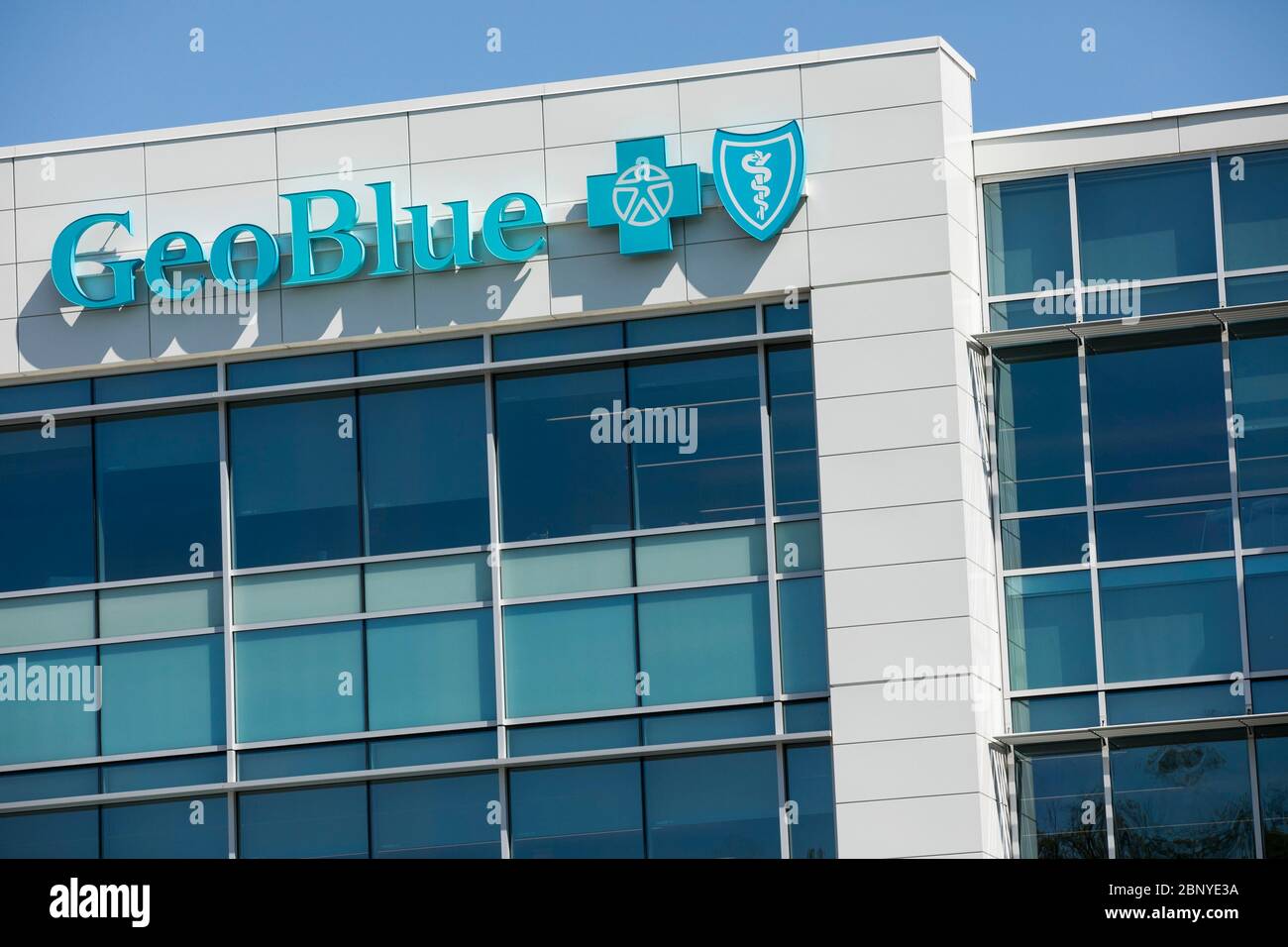 Blue logo hi-res stock photography and images - Alamy