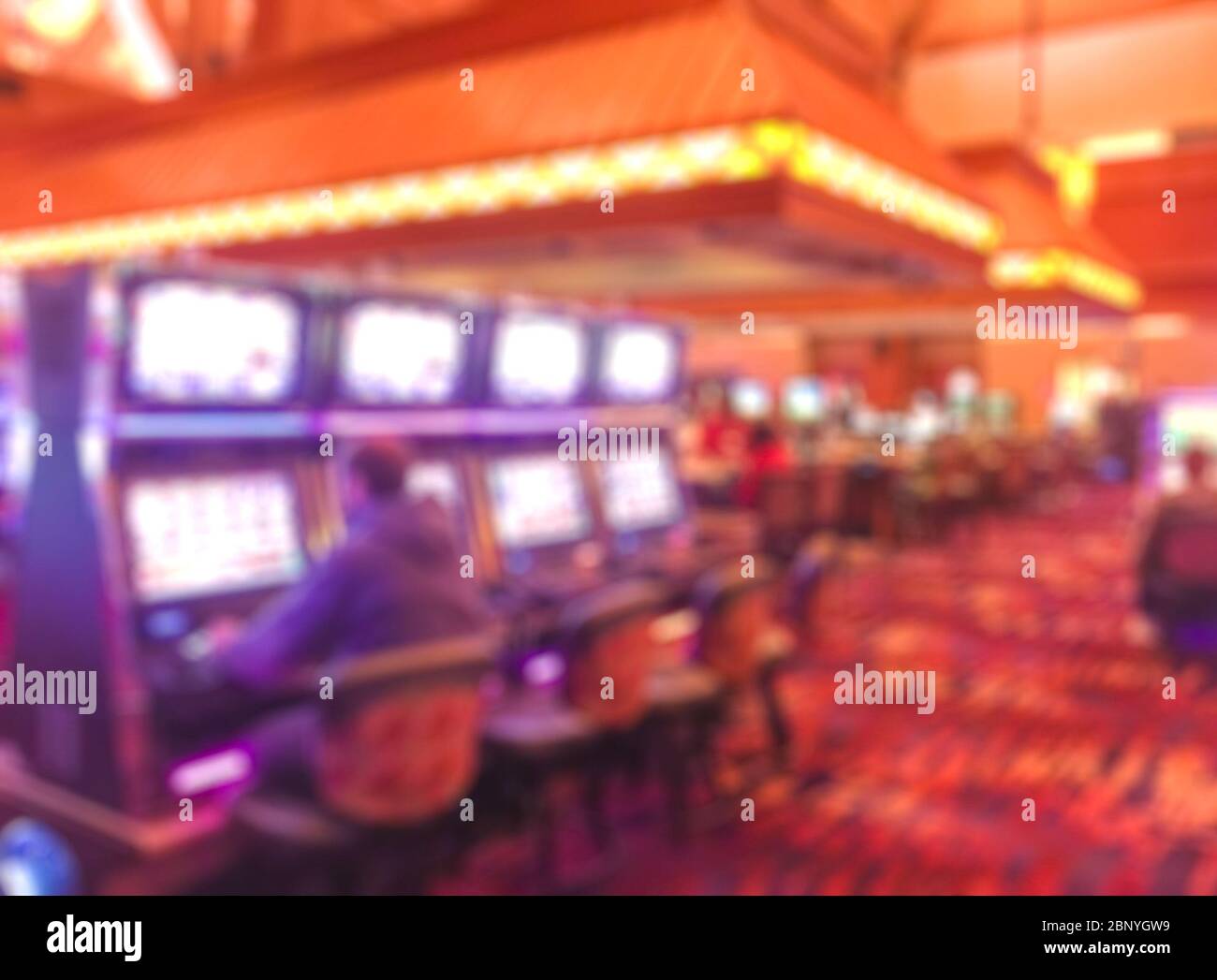 scene of bet machine in casino. -blurred Stock Photo - Alamy