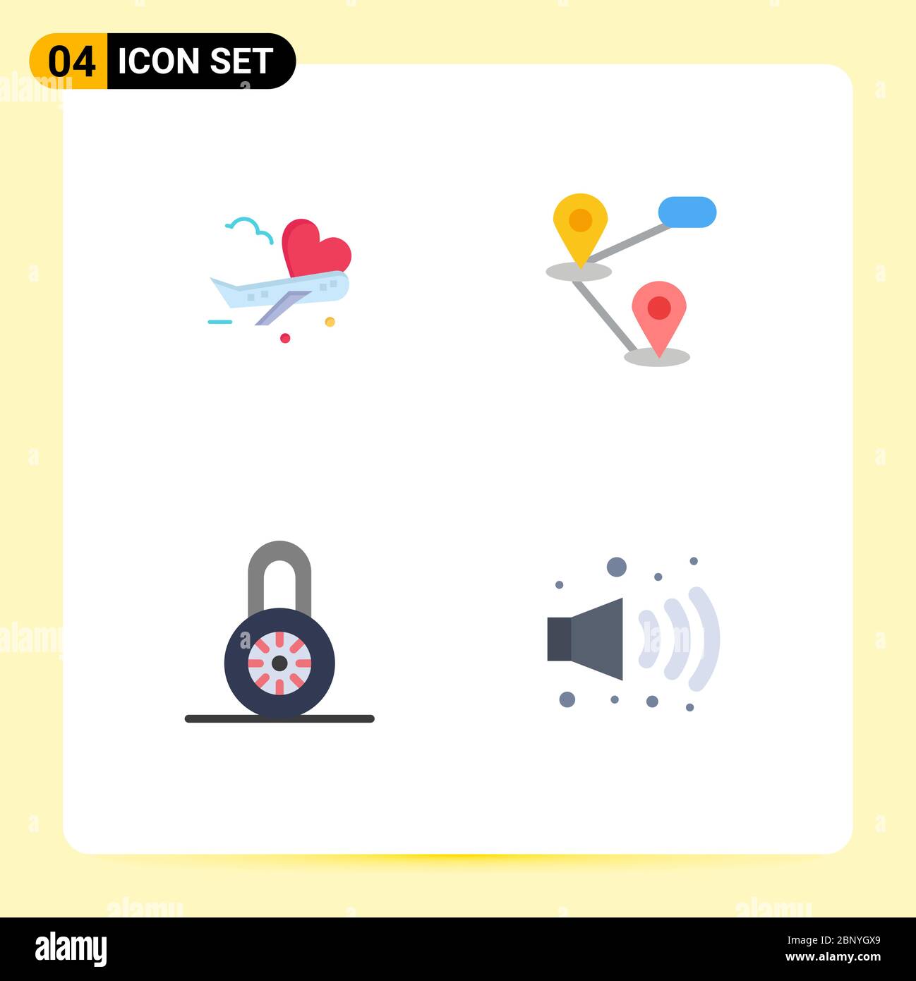 Airplane noise pollution Stock Vector Images - Alamy