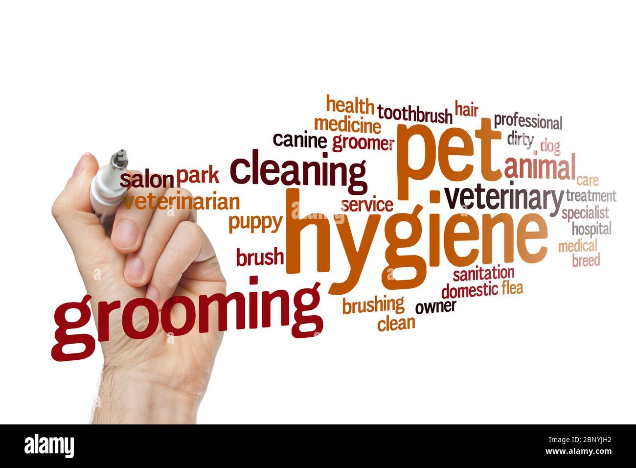 Hygiene concept word cloud background Cut Out Stock Images & Pictures ...