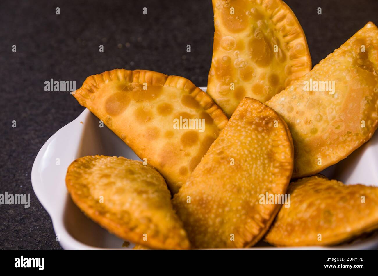Great photo of Brazilian pastry (pastel), traditional dish of Brazilian ...