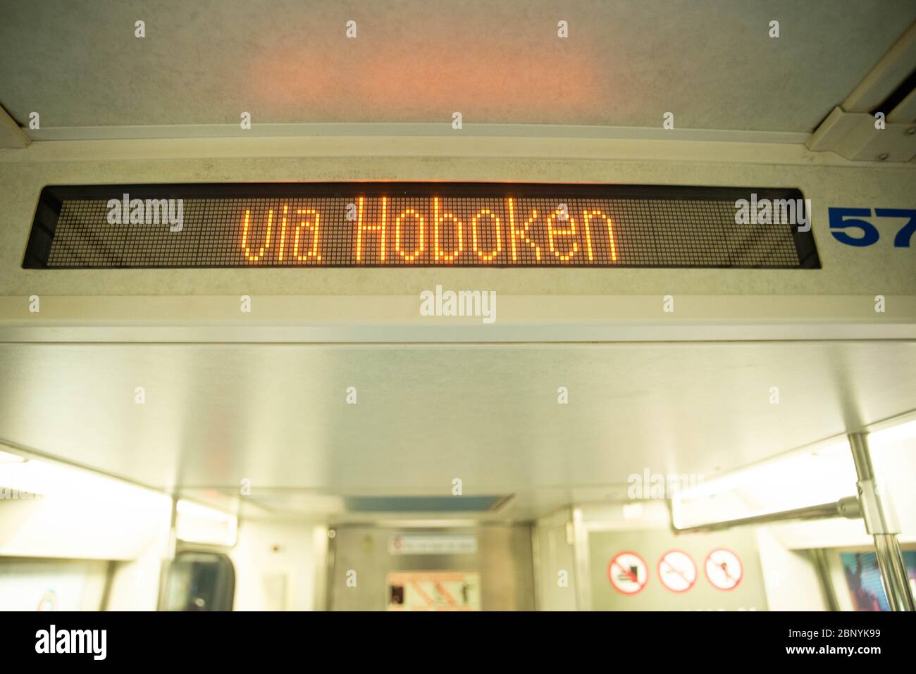 Hoboken Journal Square Path Train Stock Photo - Alamy
