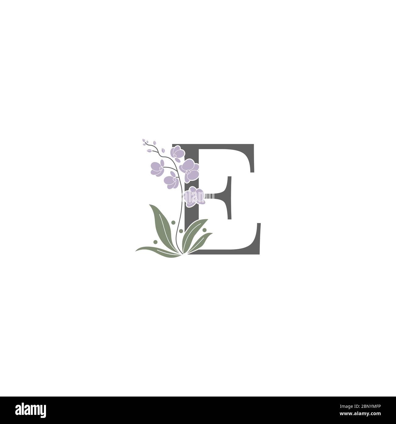 Letter e decoration logo Stock Vector Images - Alamy