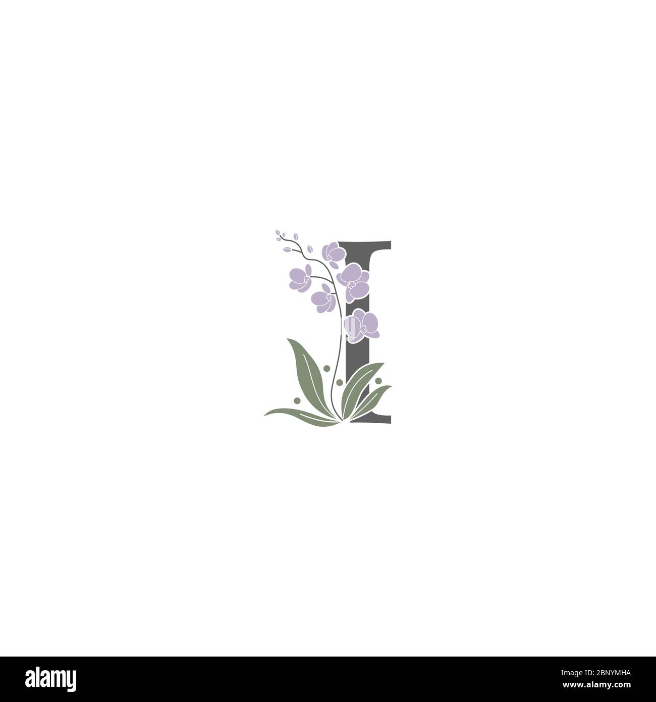 Letter i monogram logo hi-res stock photography and images - Alamy