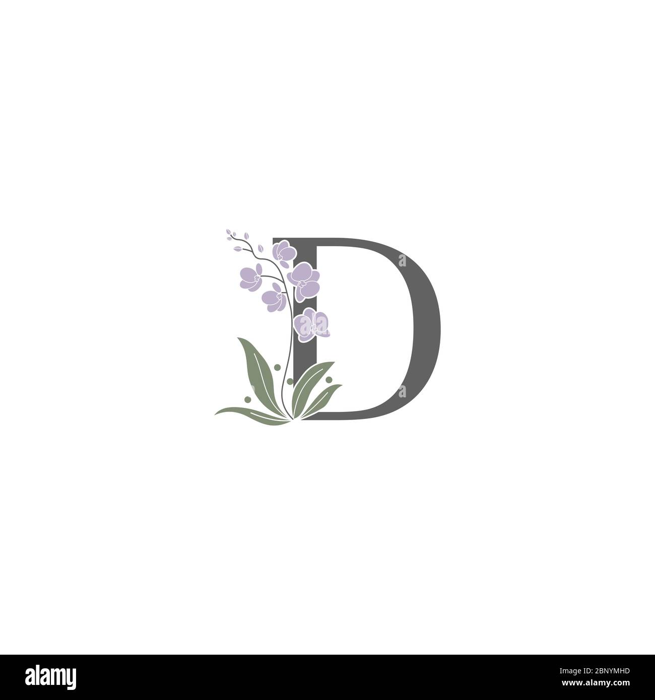 Letter d decoration logo Stock Vector Images - Alamy