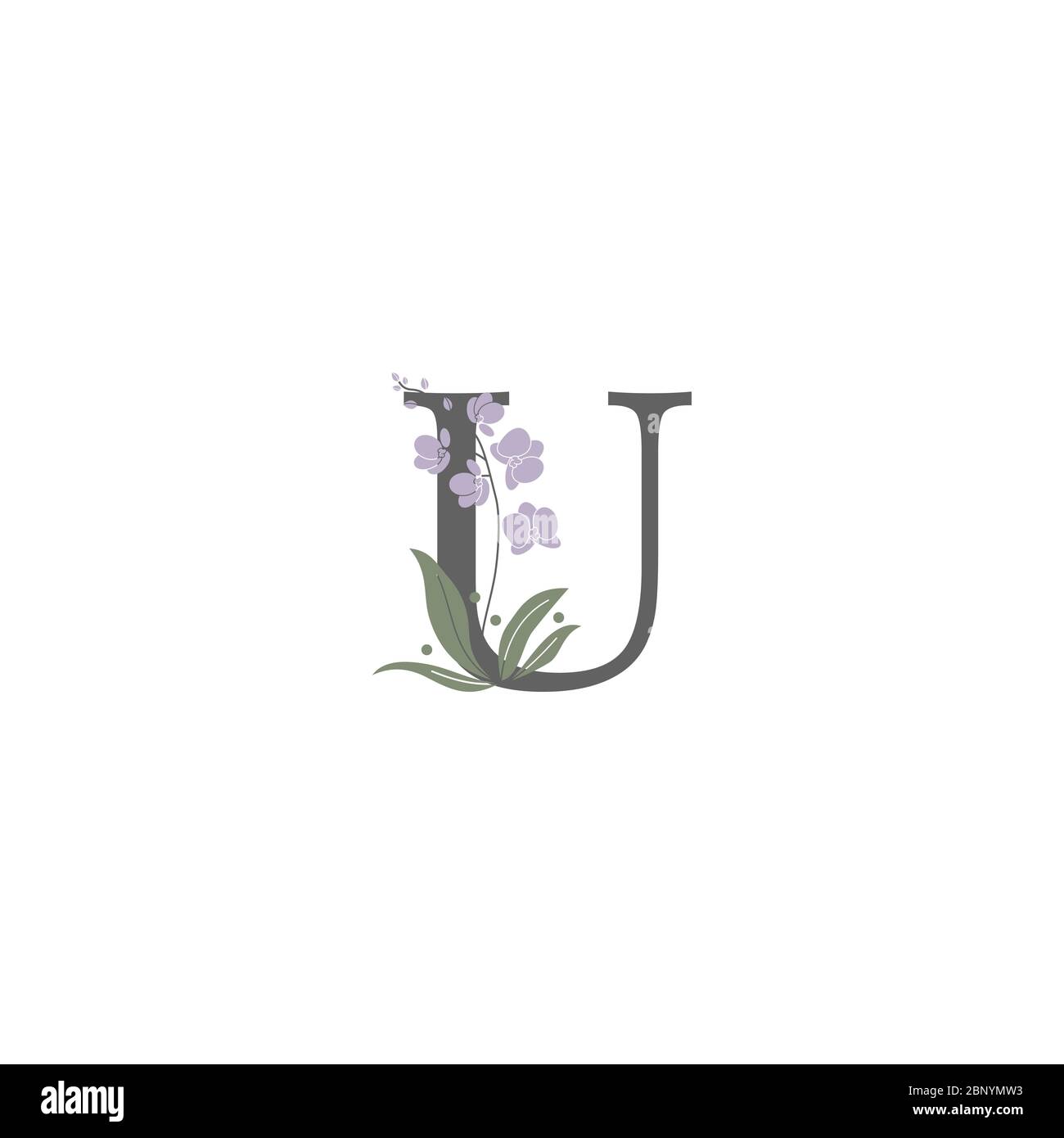 Modern letter u logo hi-res stock photography and images - Alamy