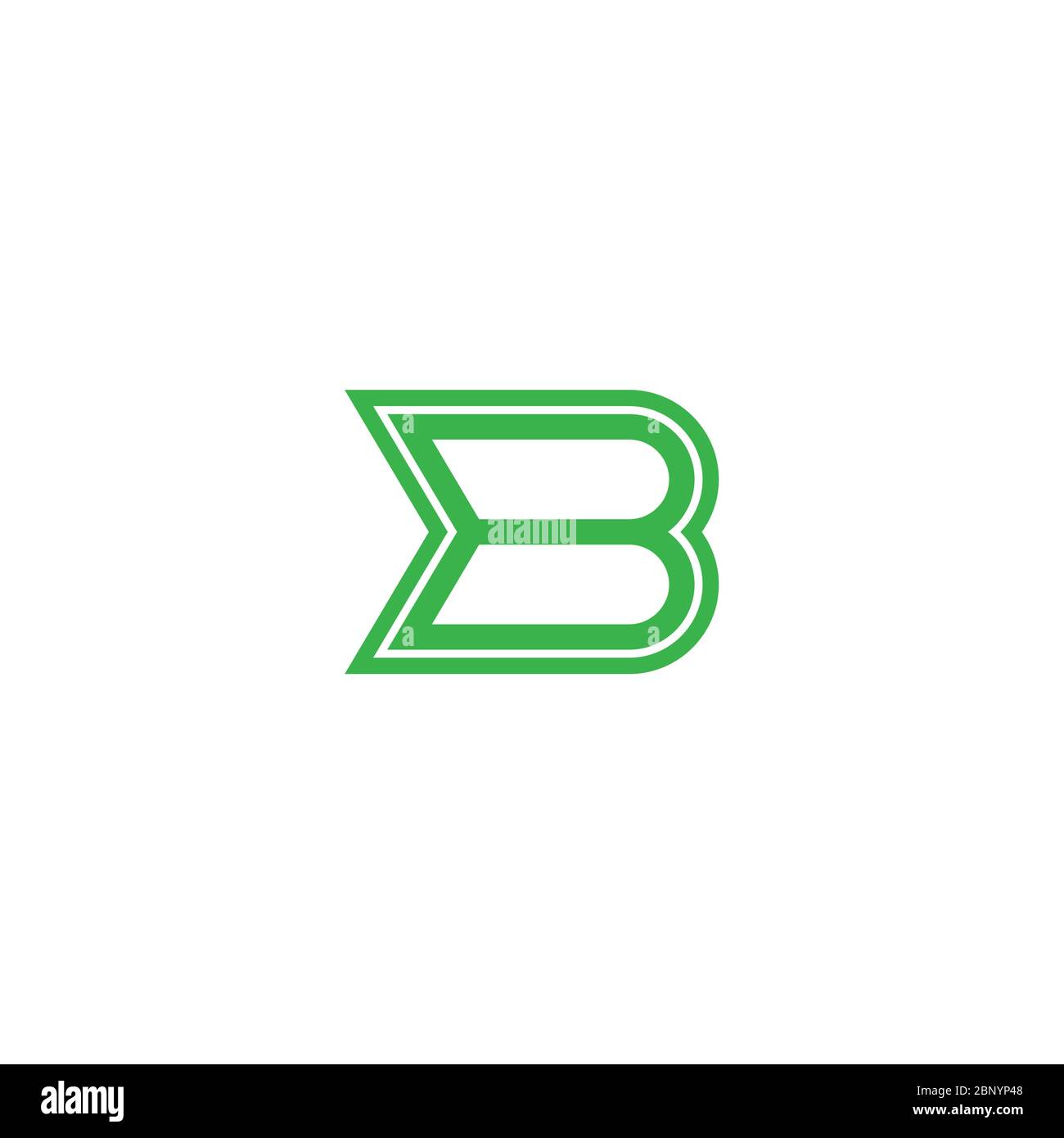 Letter b logo hi-res stock photography and images - Alamy