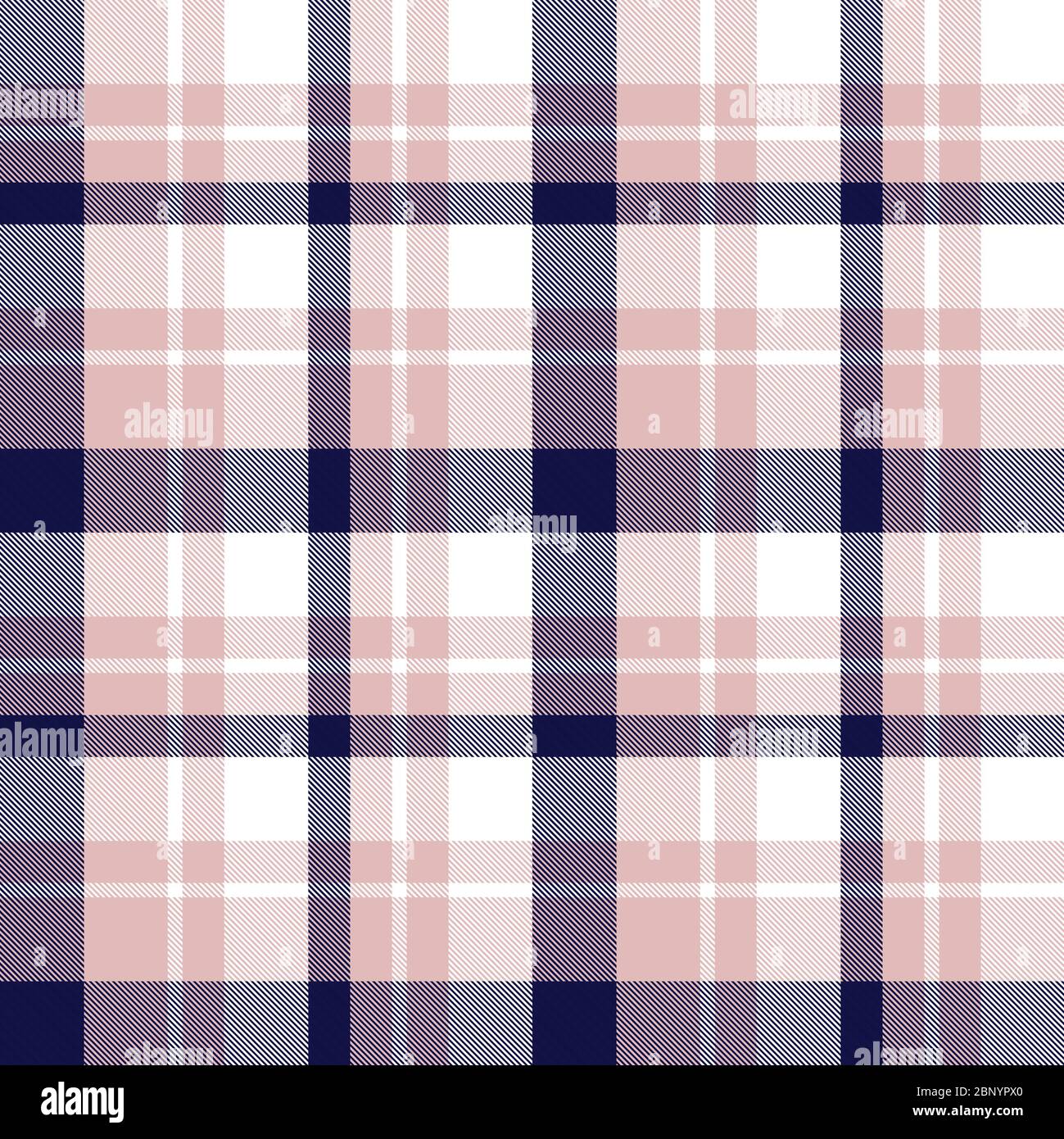 Pink and navy Plaid, checkered, tartan seamless pattern suitable for ...