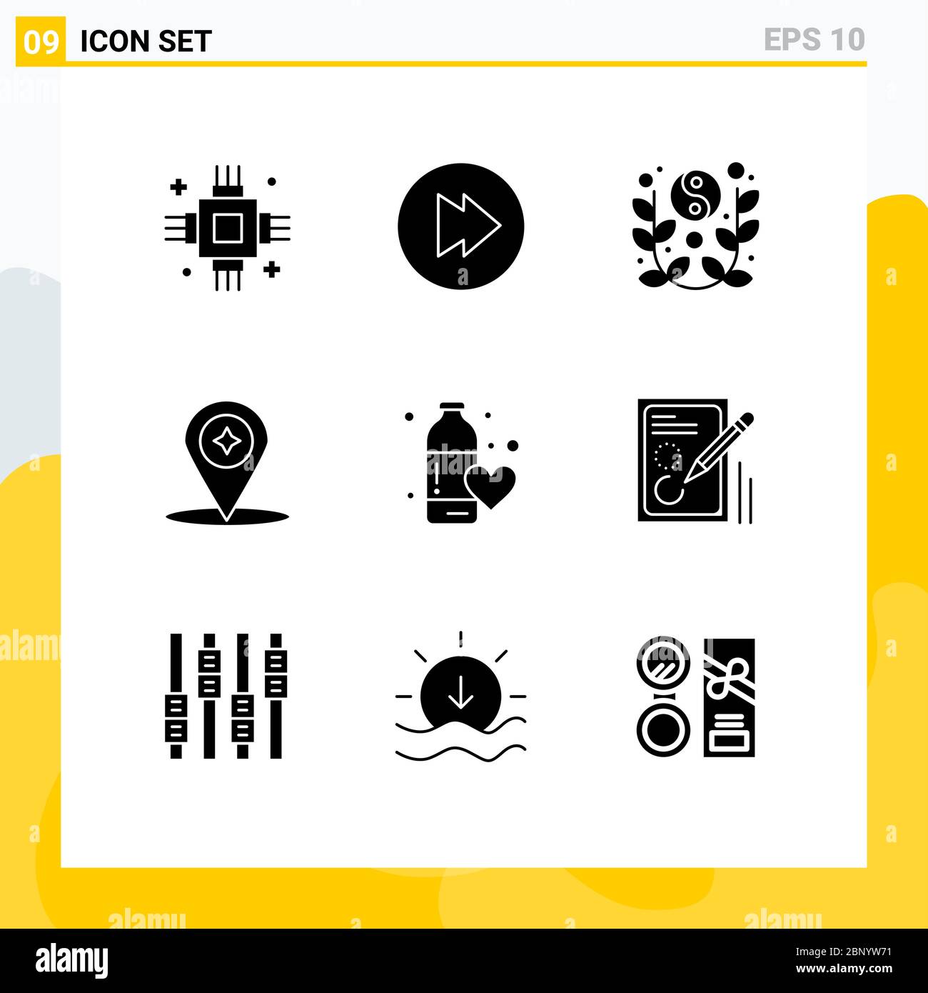 Yin and yang map hi-res stock photography and images - Alamy