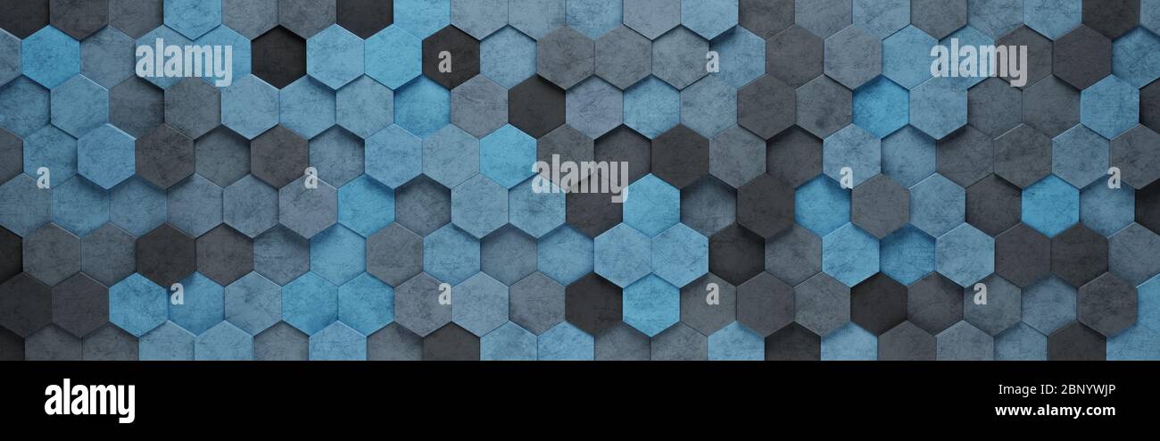 Wall hexagonal tiles hi-res stock photography and images - Alamy