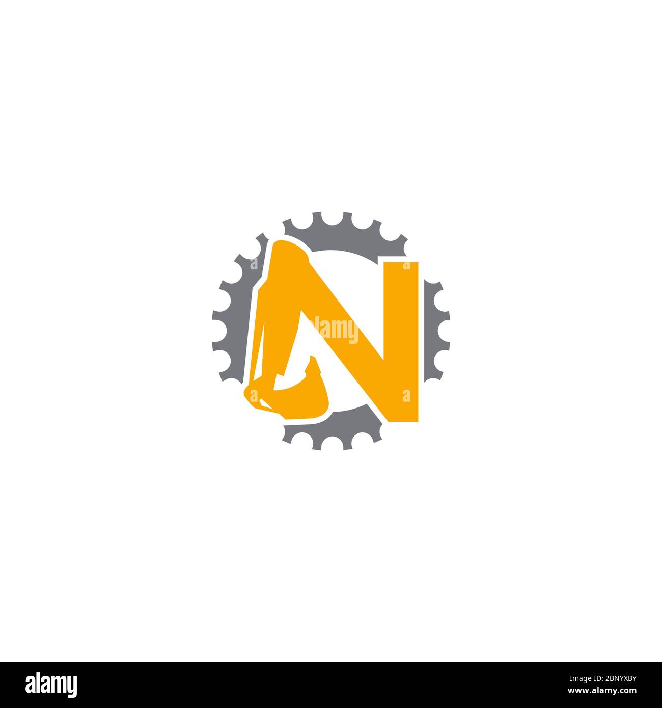 Letter n vector Stock Vector Images - Alamy