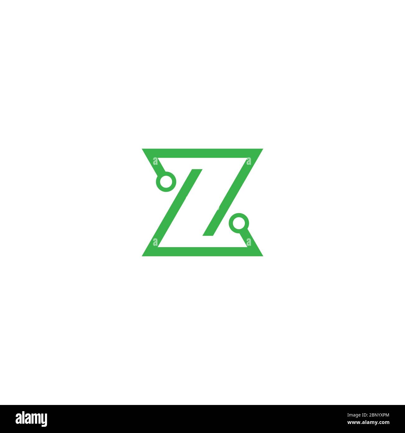 Line z letter Stock Vector Images - Alamy