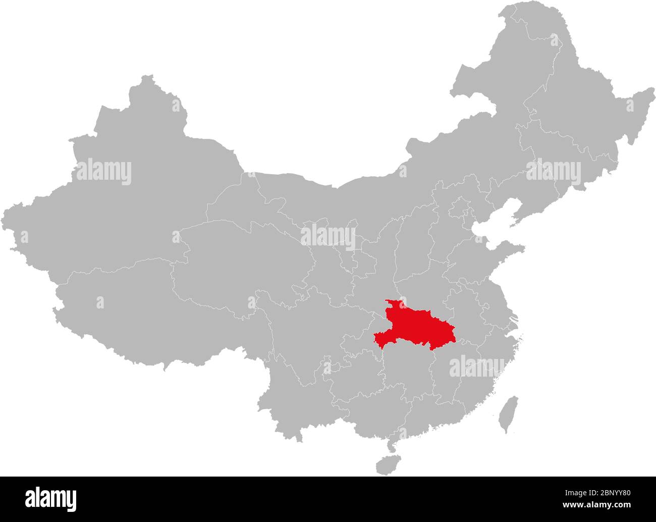 Eastern china map Stock Vector Images - Alamy