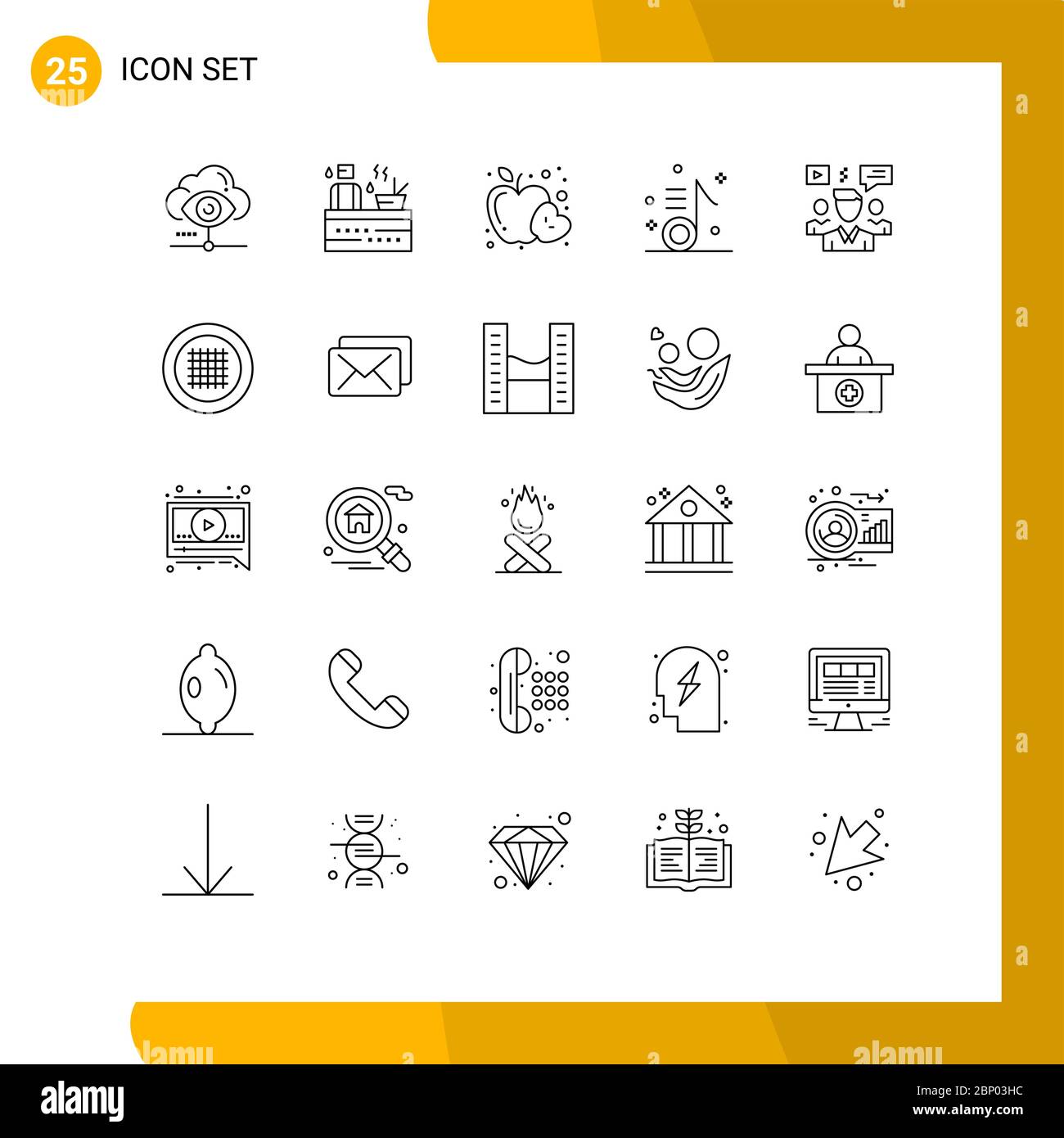 Modern musical symbols hi-res stock photography and images - Alamy