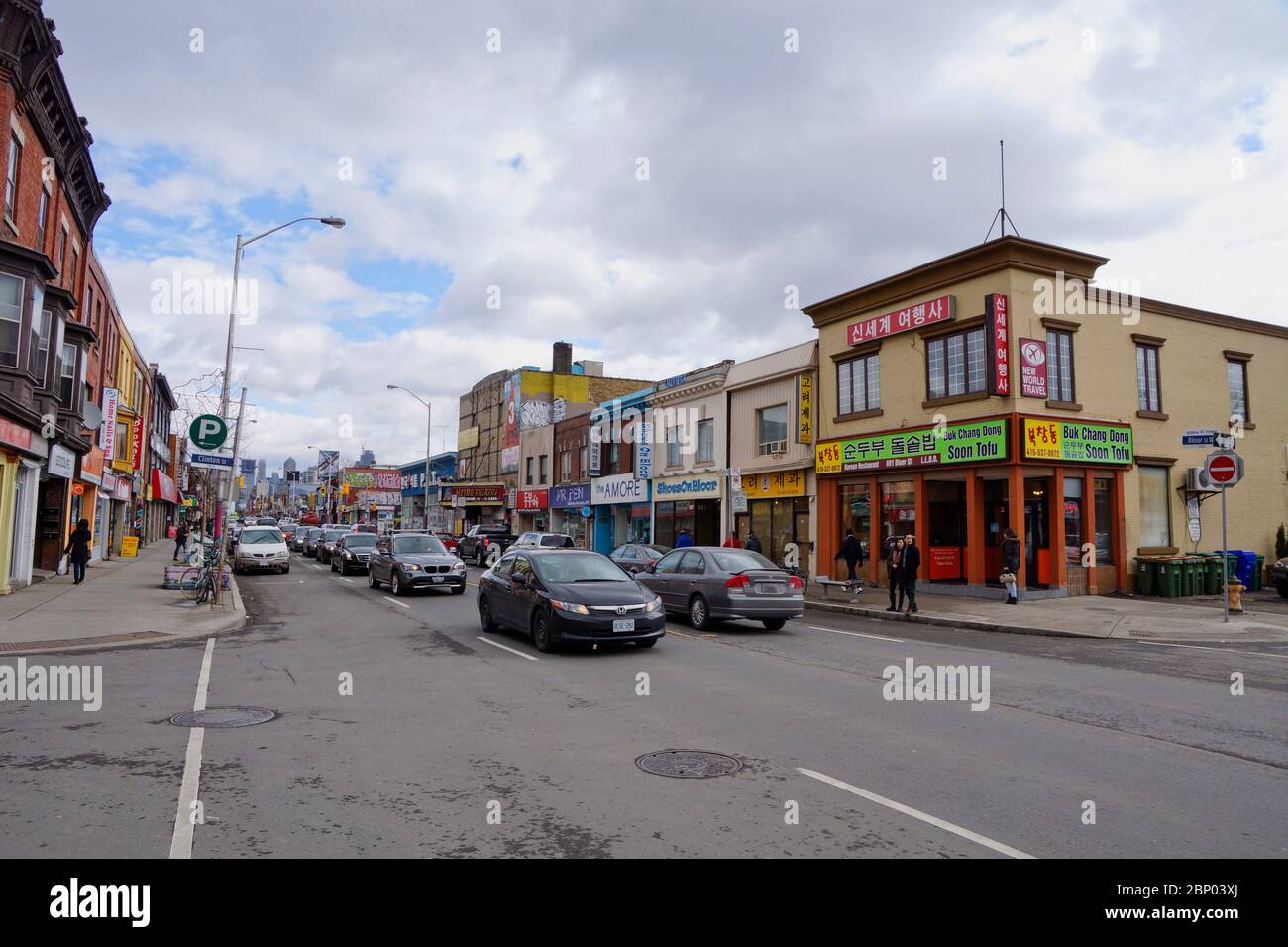 Canada toronto korea town hi-res stock photography and images - Alamy