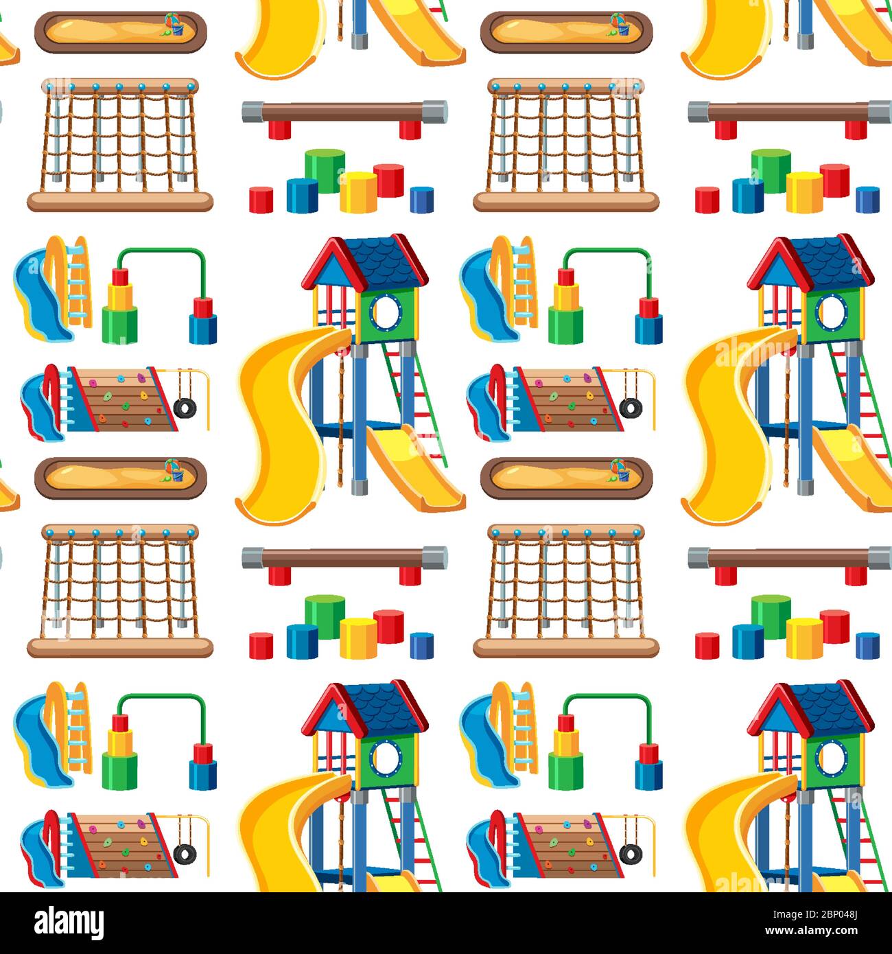 Primary school playground Cut Out Stock Images & Pictures - Alamy