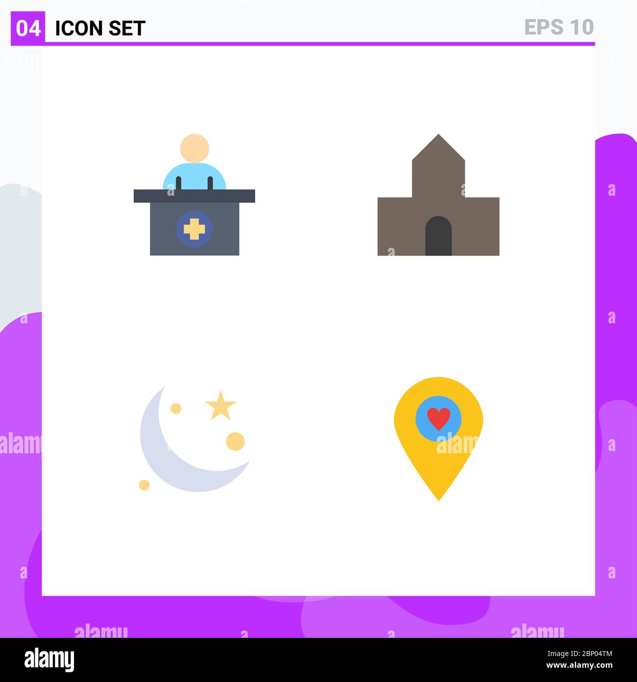 The hospital chapel Stock Vector Images - Alamy