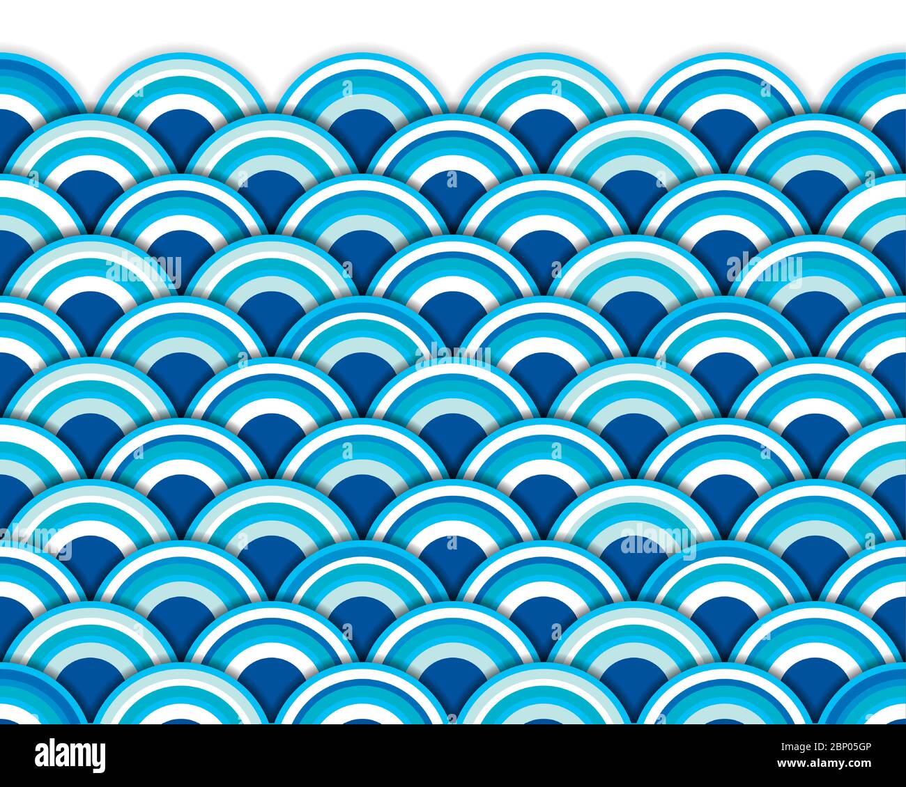 Art deco seamless wave Stock Vector Images - Alamy