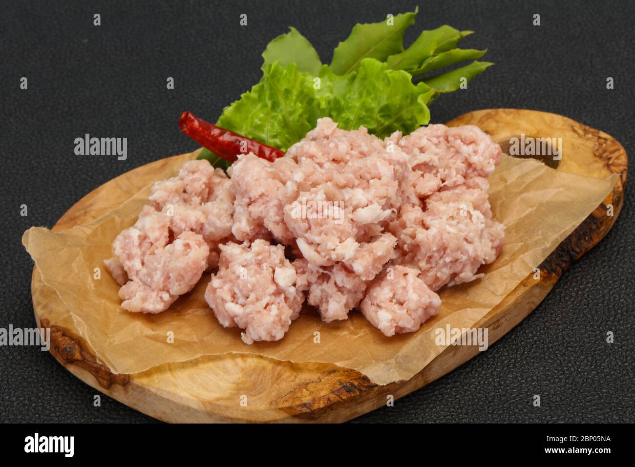Homemade pork minced meat ready for cooking Stock Photo - Alamy