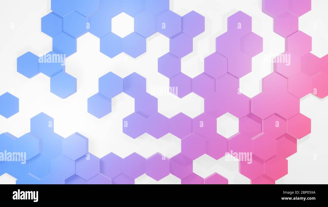 3d hexagon grid hi-res stock photography and images - Alamy