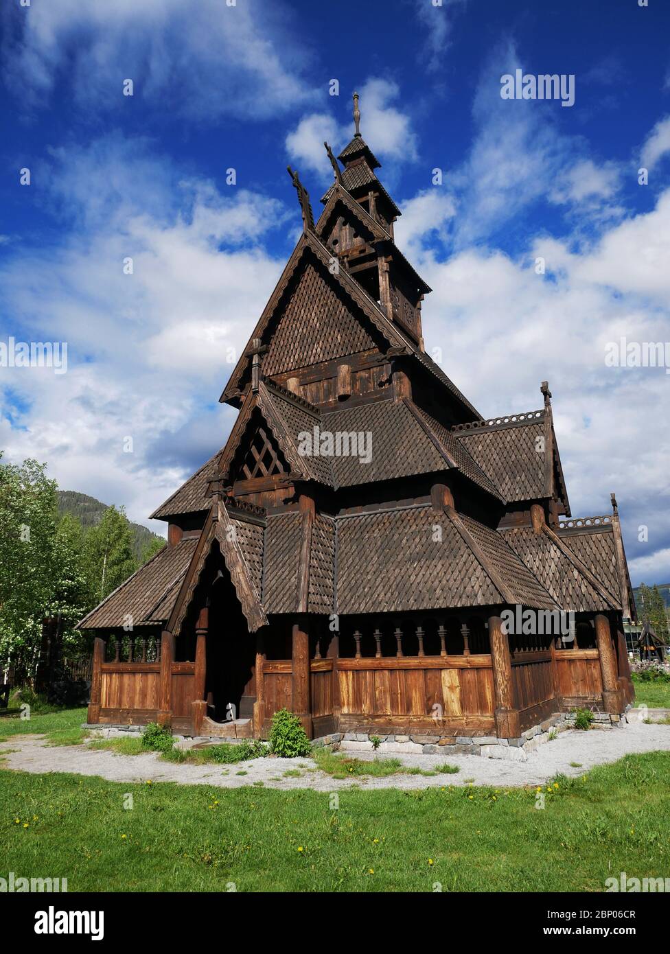 Wooden stave church hi-res stock photography and images - Alamy