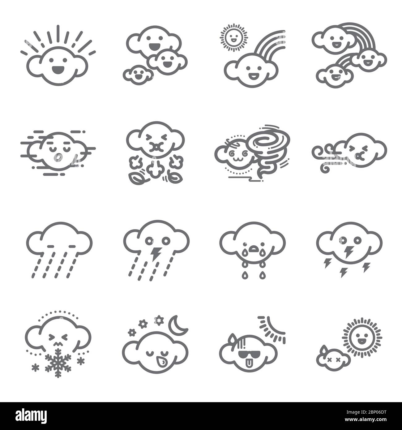 Cartoon weather map hi-res stock photography and images - Alamy