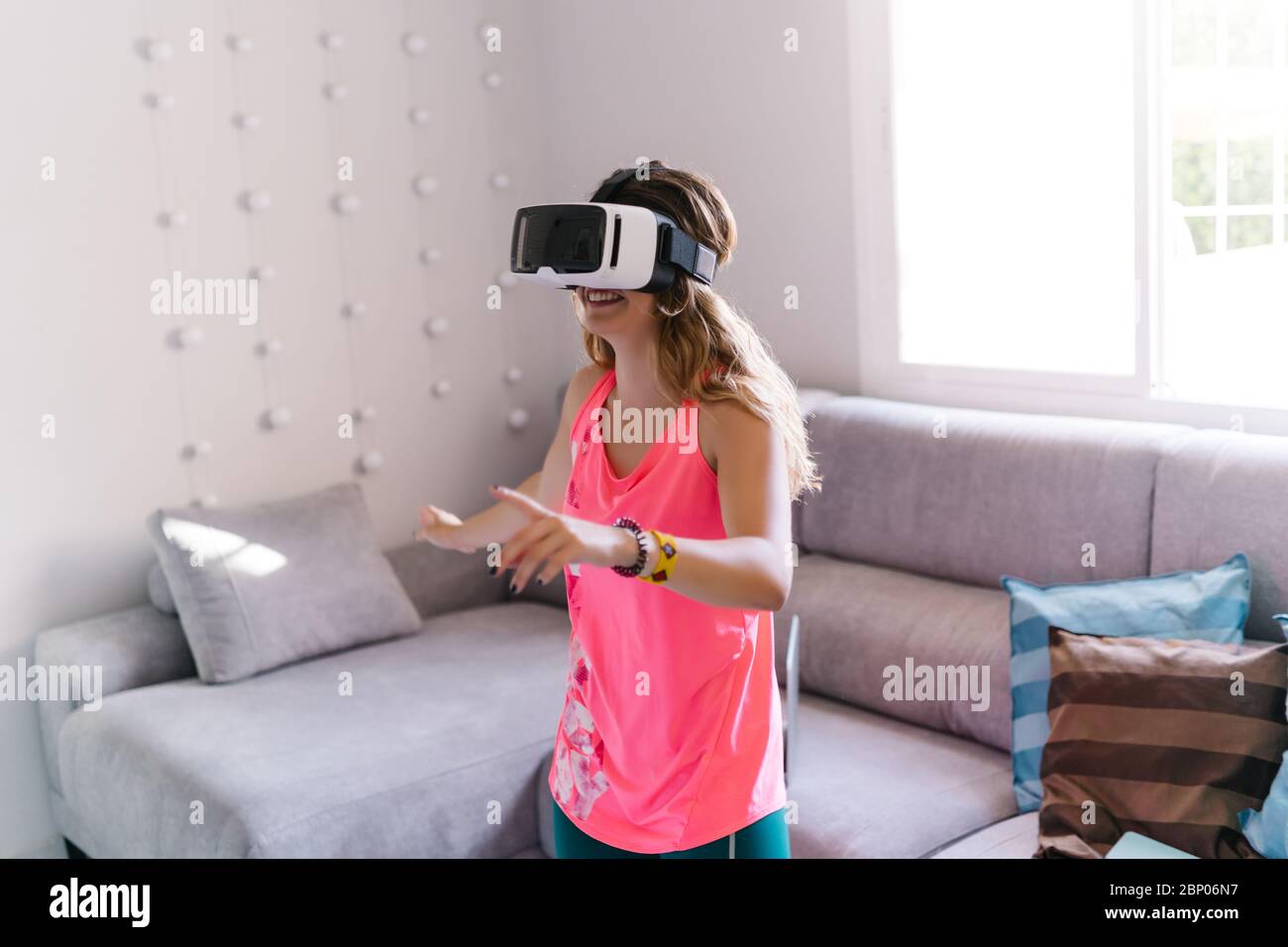 Virtual reality fitness hi-res stock photography and images - Alamy
