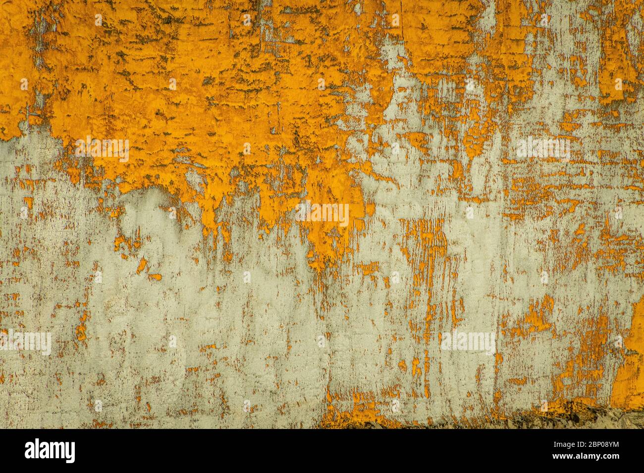 Facade structure with yellow lichens Stock Photo - Alamy