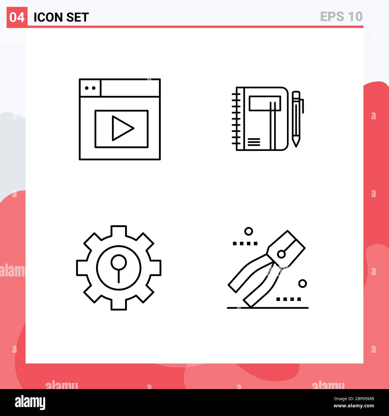 Workbook stock Stock Vector Images - Alamy