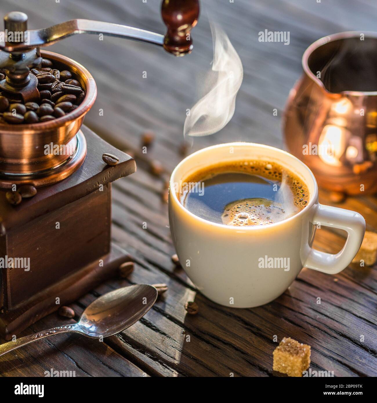 Old fashioned coffee cup hi-res stock photography and images - Alamy