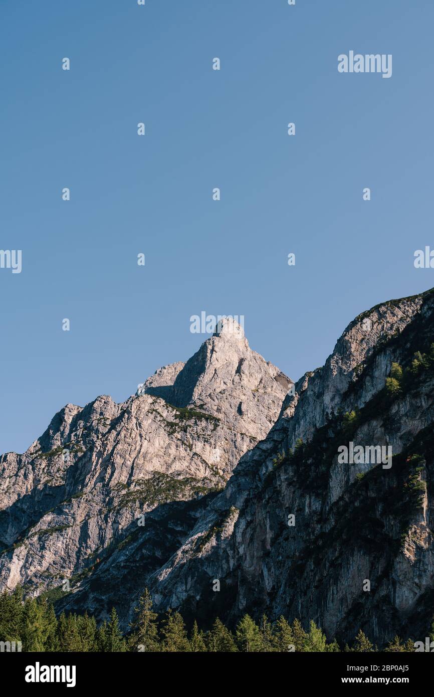 Dolomites - a mountain range in the Eastern Alps, in the Southern ...