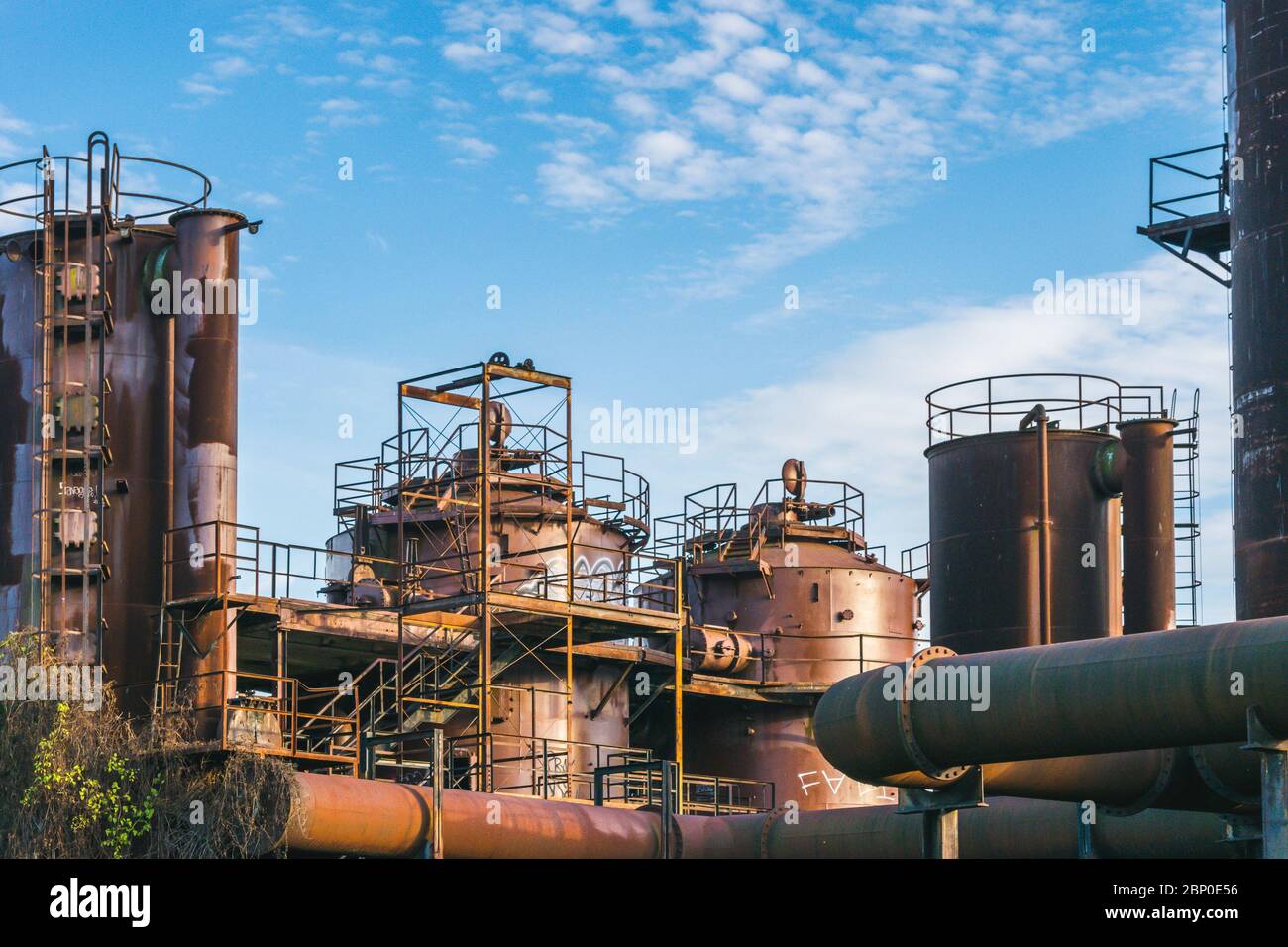 Machinery gasworks park in hi-res stock photography and images - Alamy