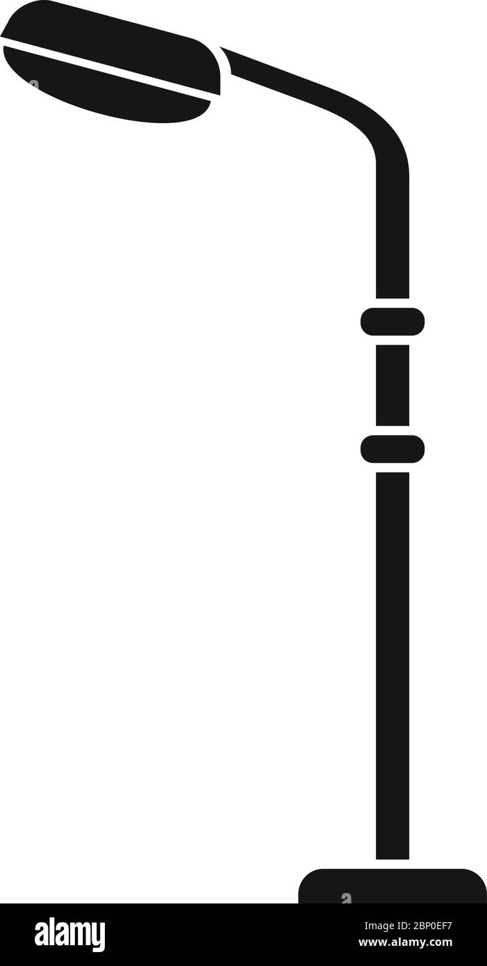 Light street pillar icon. Simple illustration of light street pillar ...