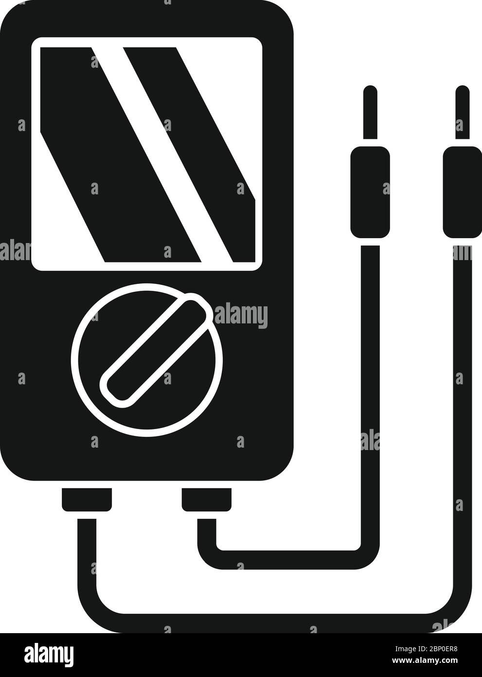 Multimeter icon. Simple illustration of multimeter vector icon for web ...