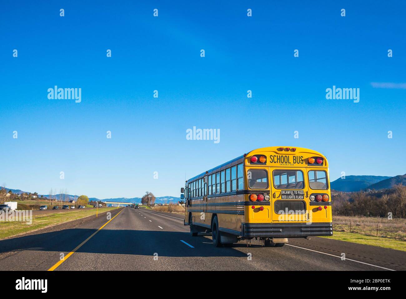 Schoolbus usa kids hi-res stock photography and images - Alamy