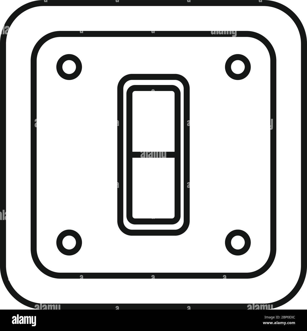 Electric switch icon. Outline electric switch vector icon for web ... Electric switch icon. Outline electric switch vector icon for web ...
