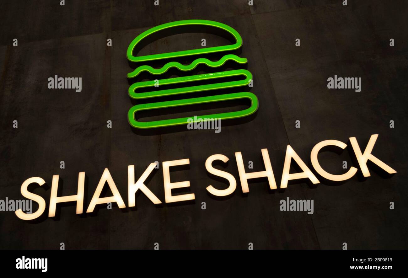 Hong Kong,China:16 May,2020. US Burger Chain branch sign in Times ...