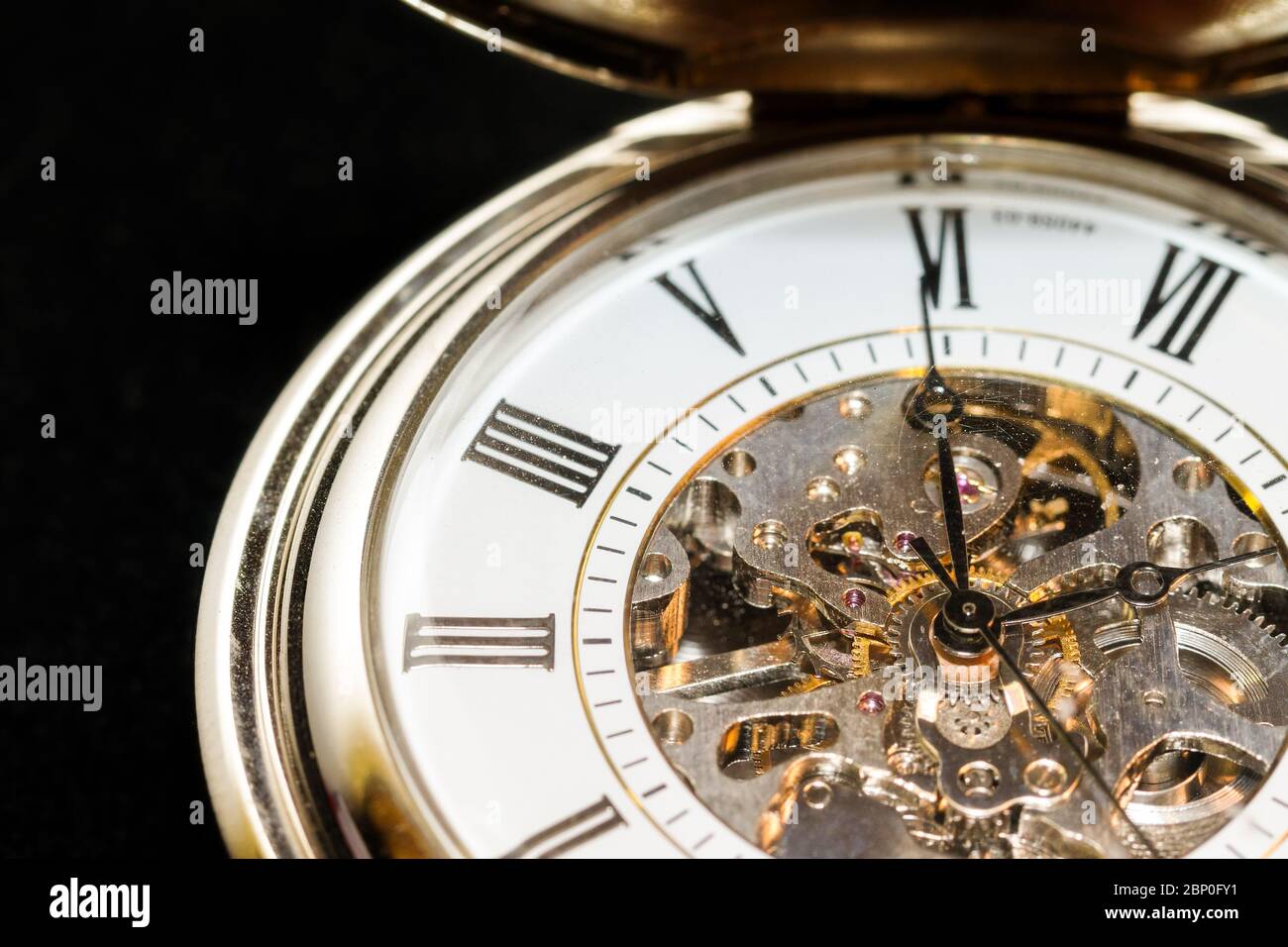vintage pocket watch close-up view Stock Photo - Alamy