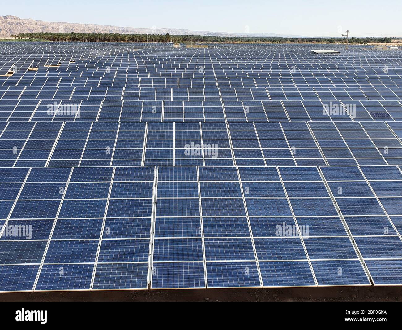 Solar Panels Farm in Israel Stock Photo - Alamy
