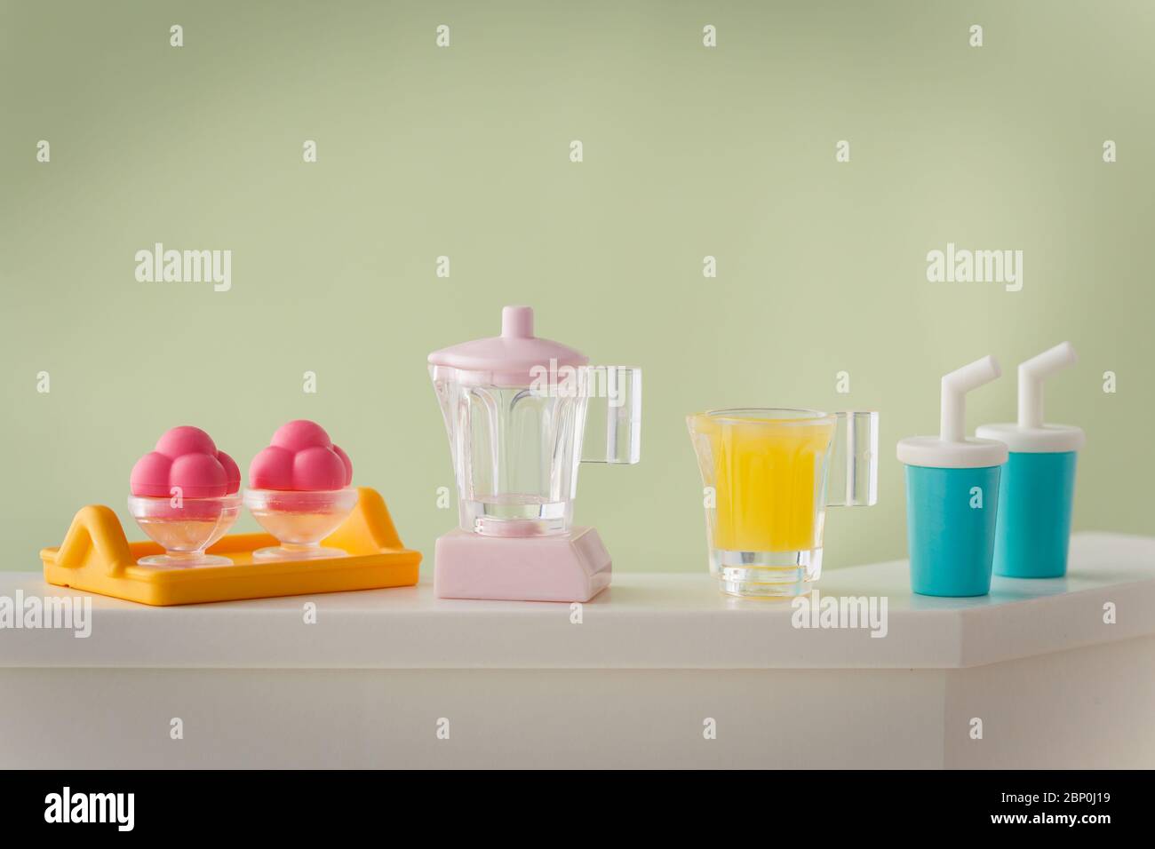 Milkshake in a dinner Stock Photo - Alamy