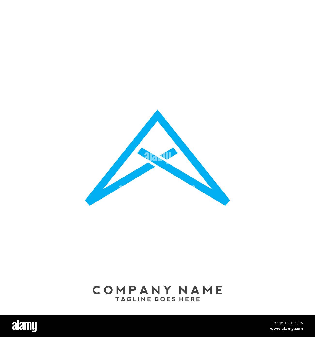 Simple a logo vector vectors hi-res stock photography and images - Alamy