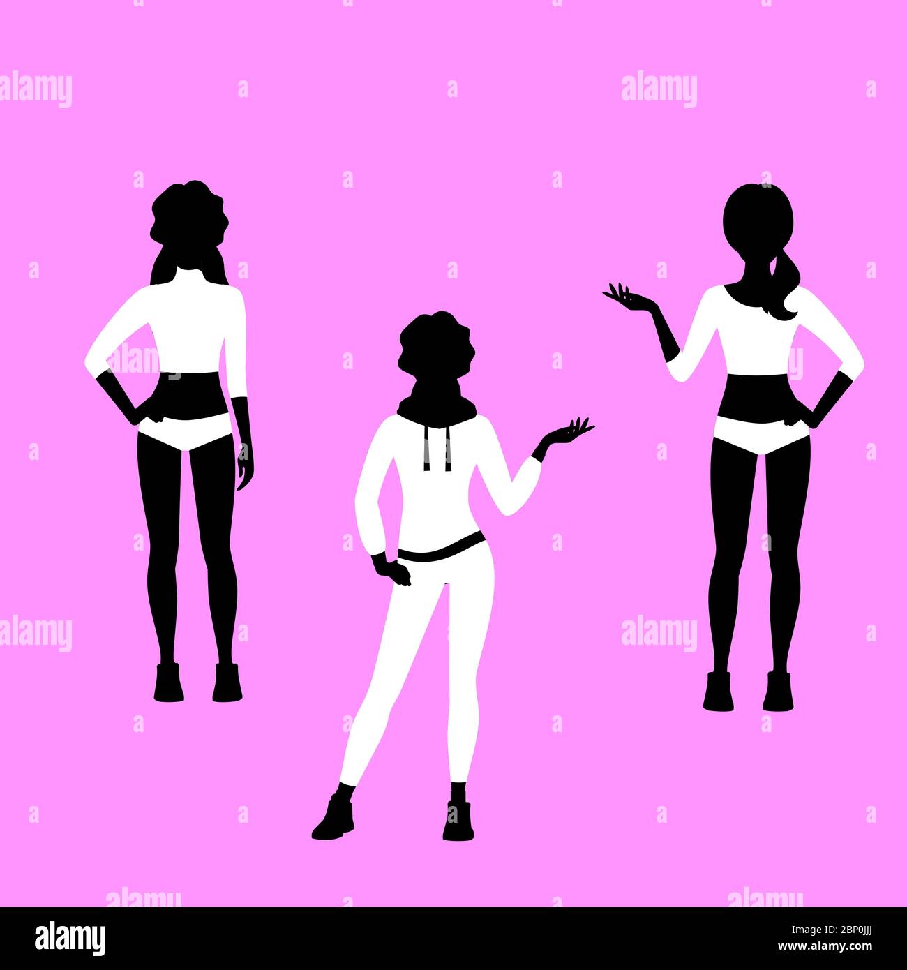 Hello cartoon word, pop art style coloful illustration with phone and ...