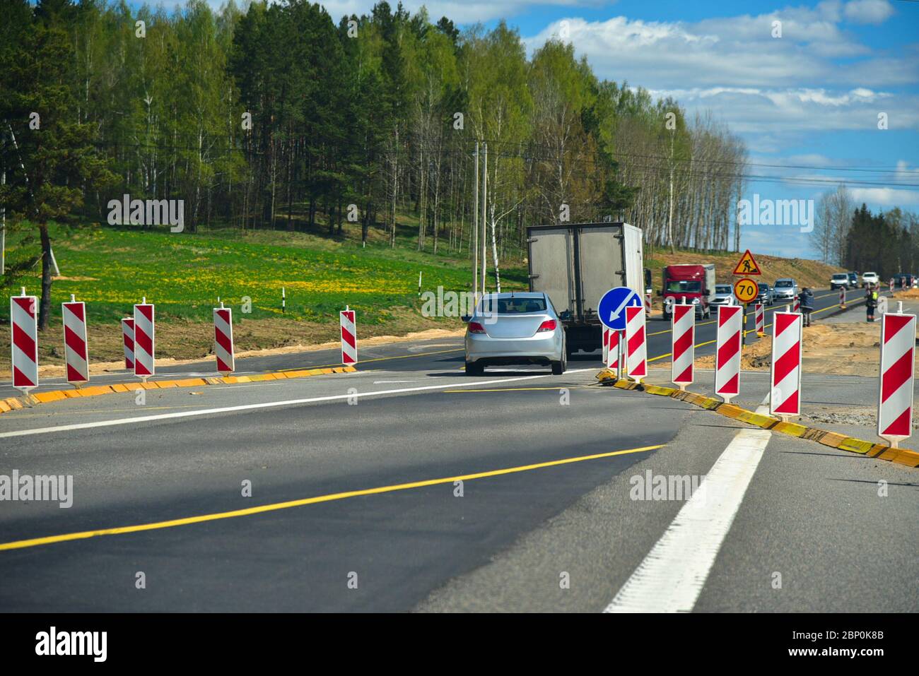Temporary go sign hi-res stock photography and images - Alamy