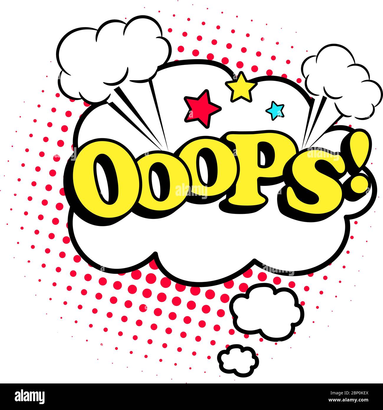 Oops comic hi-res stock photography and images - Alamy