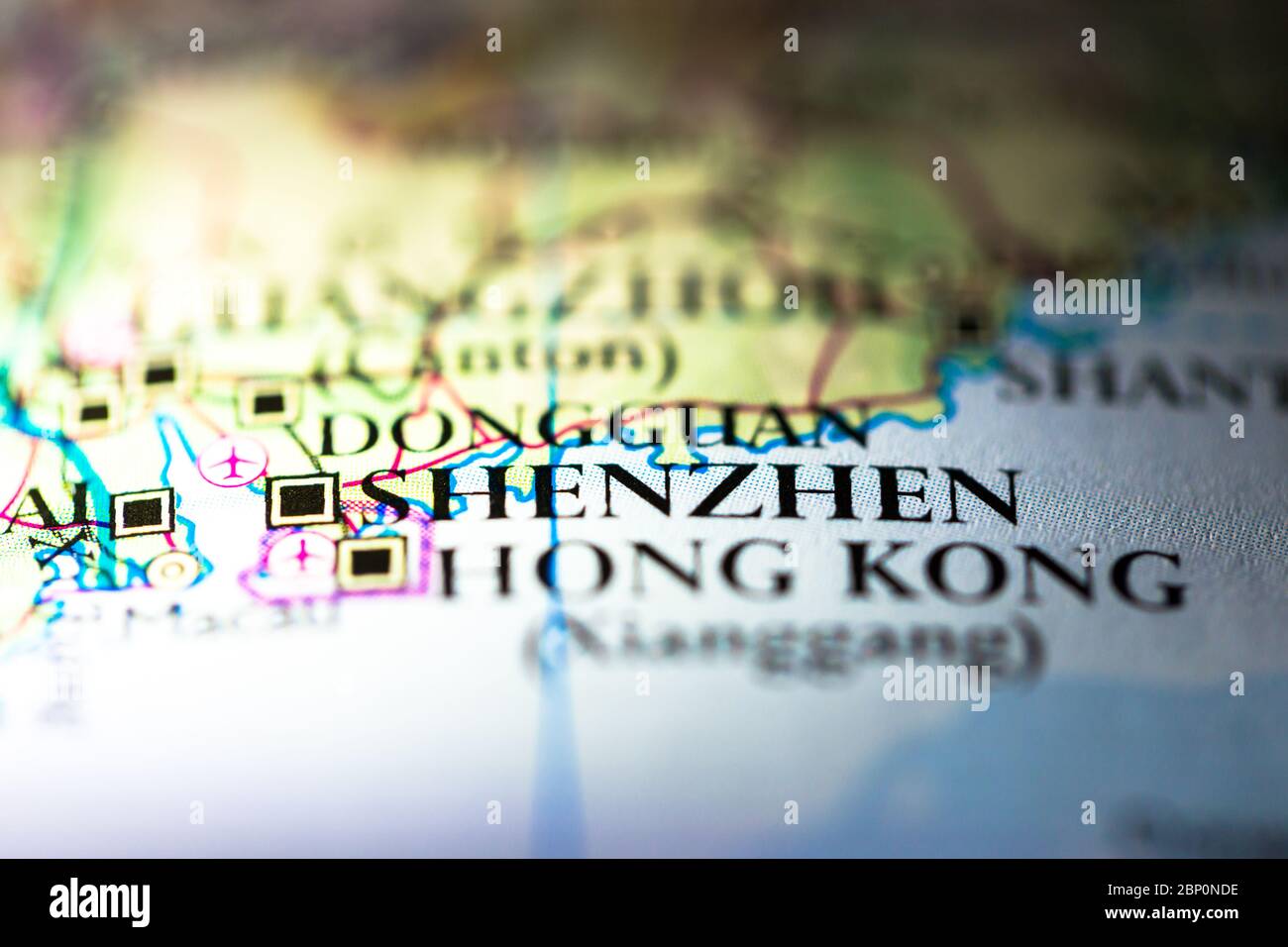 Map of shenzhen hi-res stock photography and images - Alamy
