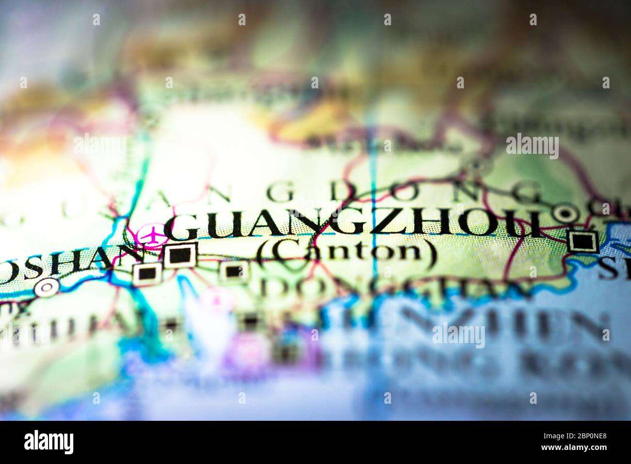 Guangdong map hi-res stock photography and images - Alamy